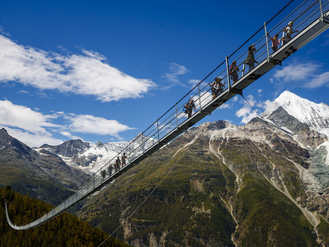 Le plus long pont suspendu du monde ouvert à Randa (VS) - RJB votre ...