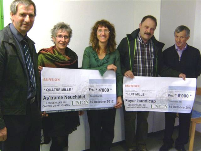 Douze mille francs de dons - RTN votre radio régionale