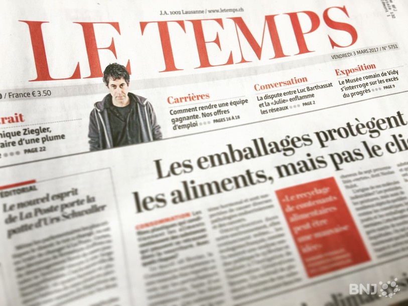 Le journal "Le Temps" se sépare de son correspondant pour l'Arc ...