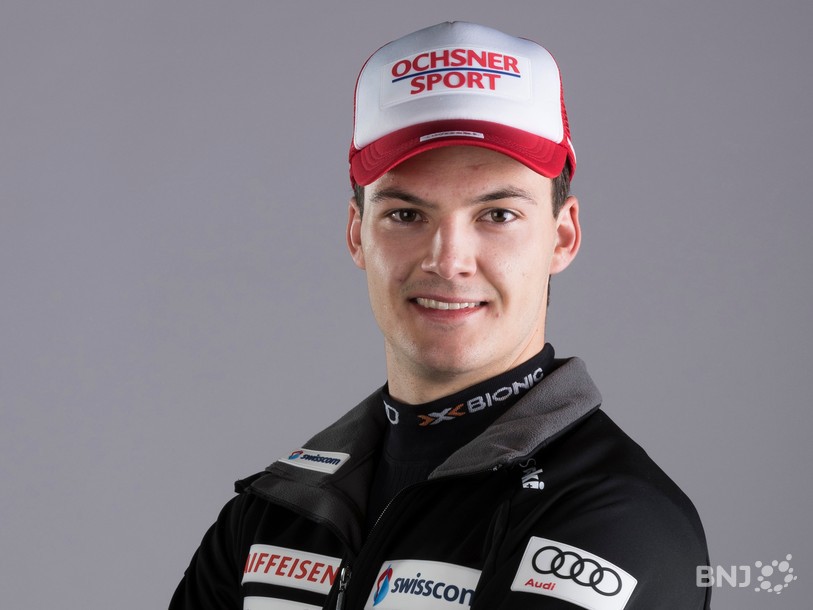 Loïc Meillard au pied du podium - RFJ votre radio régionale