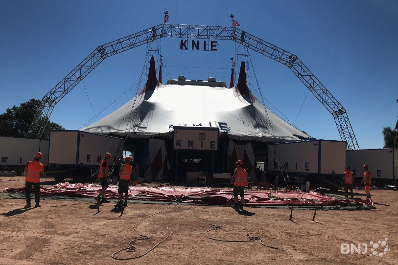 Nouveau terrain de jeu pour le cirque Knie - RTN votre radio régionale