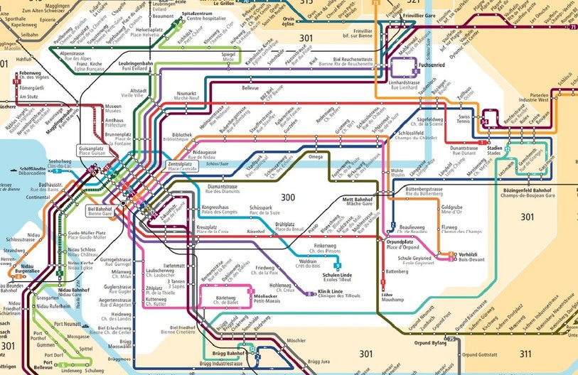 Nouveaux itinéraires de bus en Ville de Bienne - RJB votre radio régionale